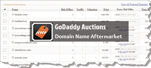 Godaddy Domain Name Aftermarket Auctions Domain Names Web Hosting